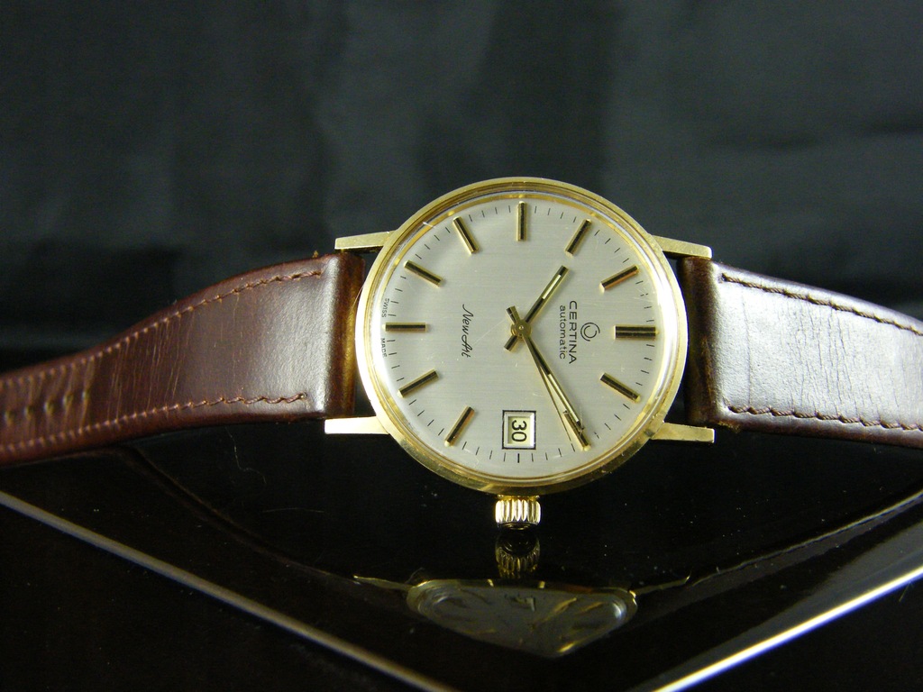 CERTINA NEW-ART AUTOMATIC ZŁOTO 18K Pr 0.750 - 7503884251 - oficjalne archiwum Allegro