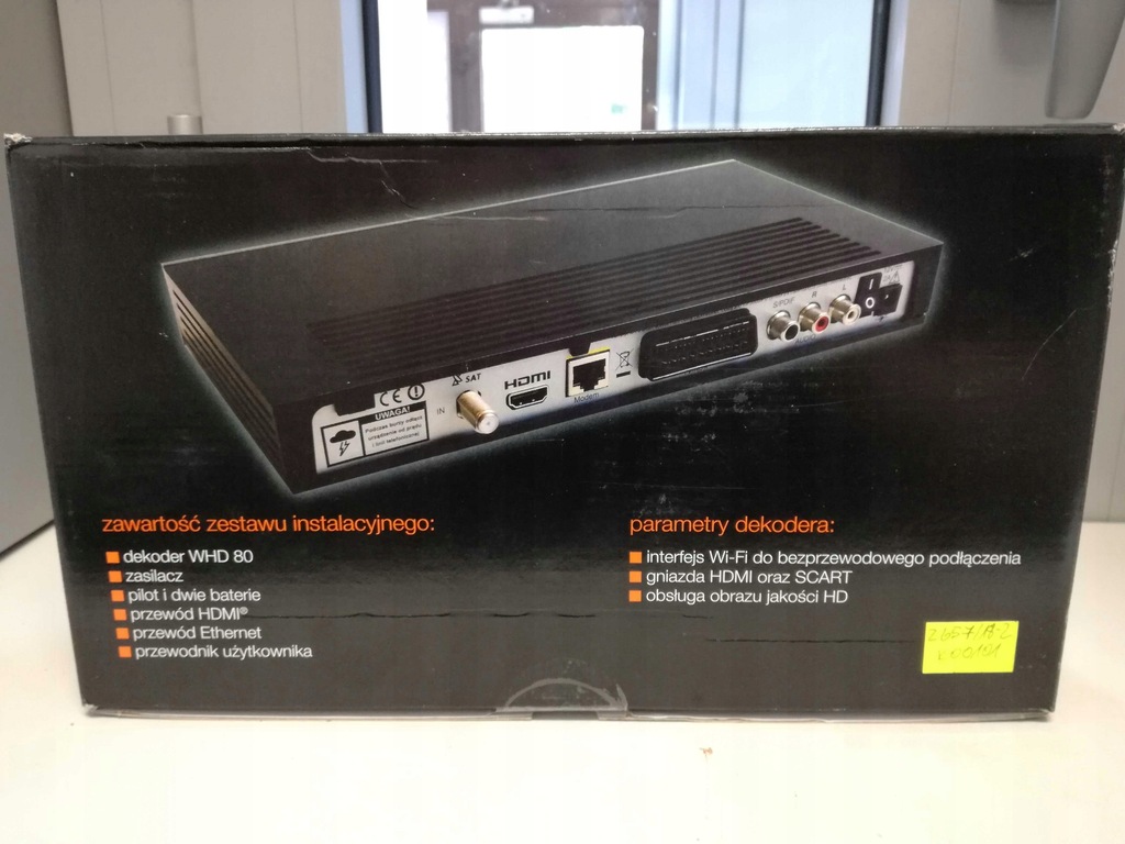 Dekoder TV Sagemcom WHD 80 Orange JAK NOWY! 2657 - 7506416870 ...