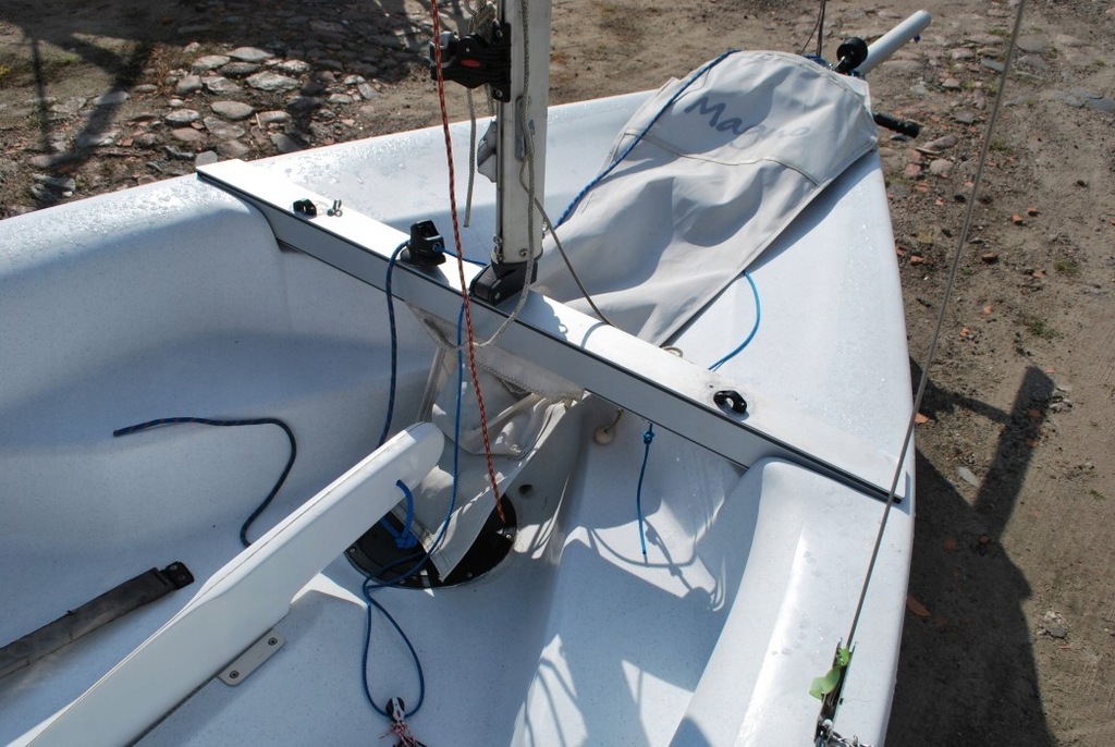 Łódź żaglowa żaglówka Topper Magno 3,94m + slipowy - 6808643773 ...