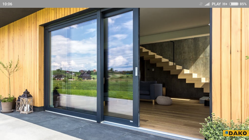 Okno tarasowe przesuwne hst 3560x2130 nowe antracy - 7276257016 ...