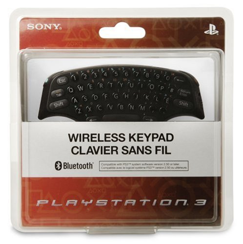 BEZPRZEWODOWA KLAWIATURA SONY KEYPAD PS3 CHATPAD - 7603203801 ...