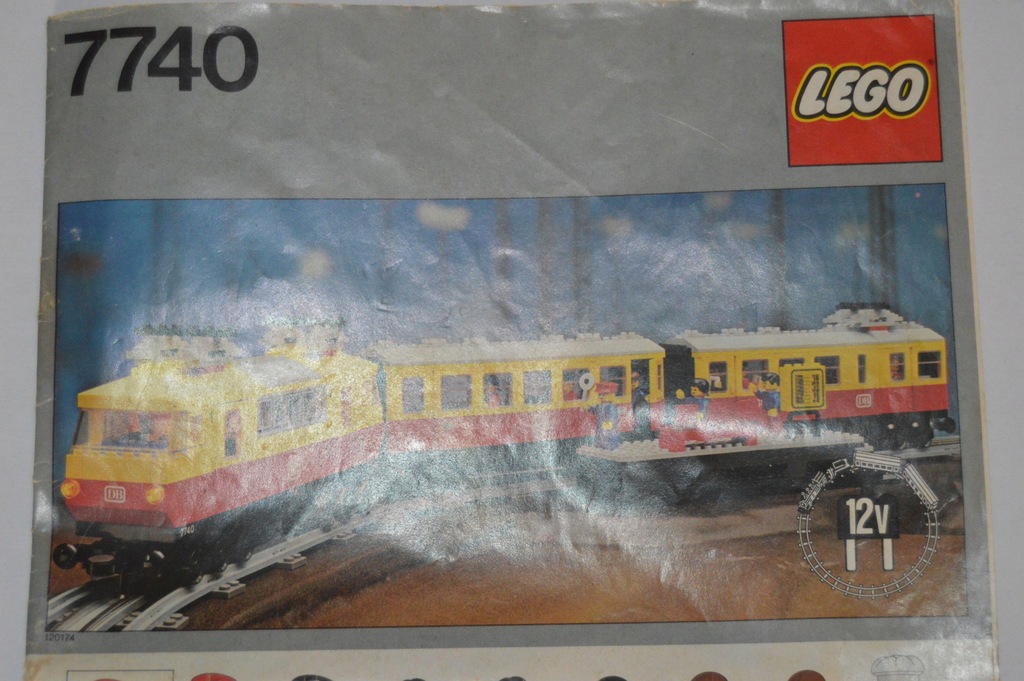 LEGO Train Kolejki Pociągi 12V 7740 Mega Zestaw !! - 7700166100 ...