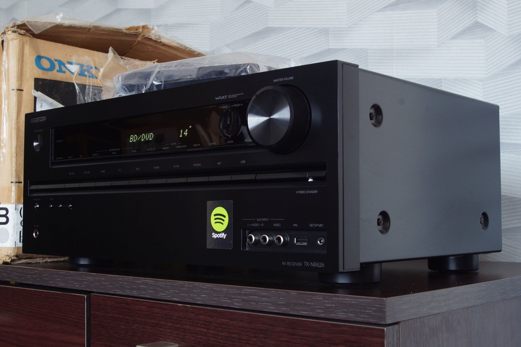 Amplituner 7.2 Onkyo TX-NR626 HDMI WIFI Bluetooth - 7372441222 - oficjalne archiwum Allegro