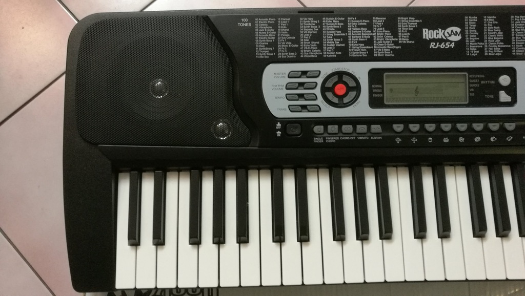 Keyboard - RockJam RJ - 654 - 7064025036 - oficjalne archiwum Allegro