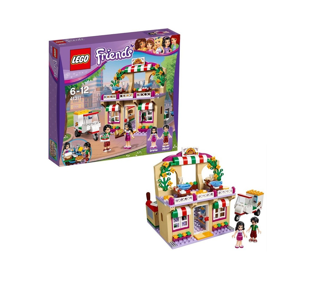 KLOCKI LEGO 41311 FRIENDS PIZZERIA W HEARTLAKE - 7104276572 - oficjalne ...