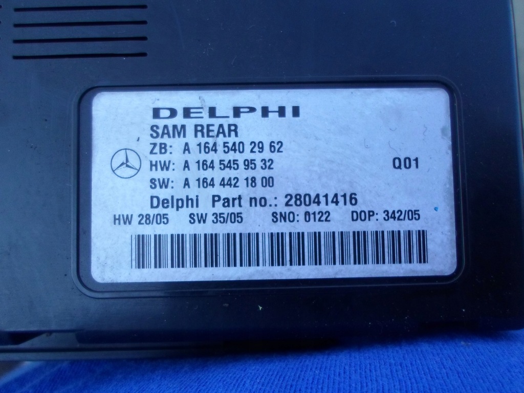 MERCEDES W251 MODUL SAM 1645402962 BEZPIECZNIKI - 7595259129 ...