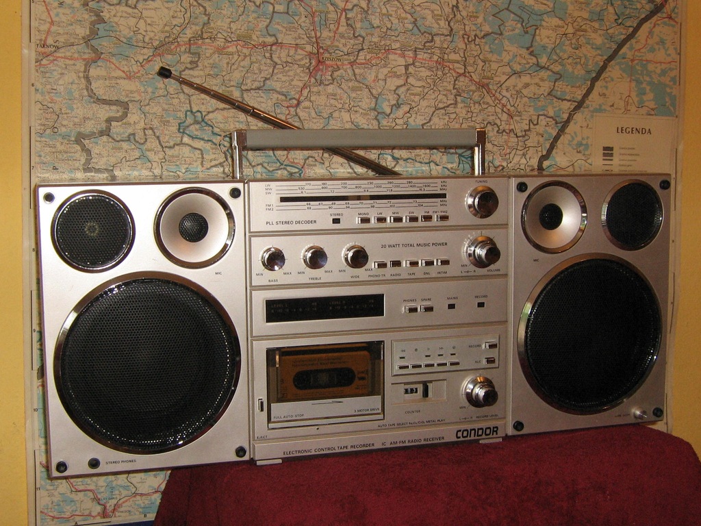 Radiomagnetofon Condor kultowy wynalazek lat PRL-u - 7488694155 ...