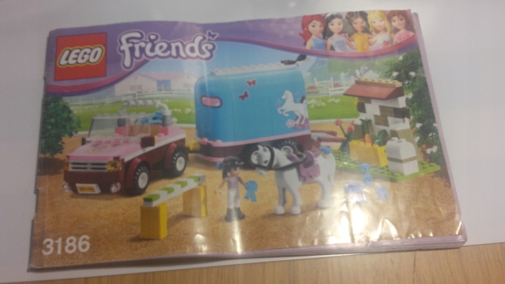 klocki lego friends 3186 Przyczepa dla konia Emmy - 7696393962 ...