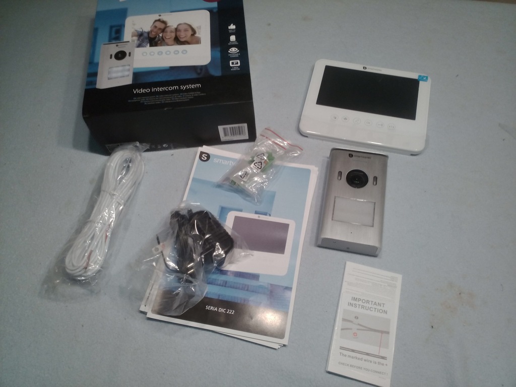 Video domofon bezprzewodowy Smartwares DIC-22212 - 7208286079 - oficjalne archiwum Allegro