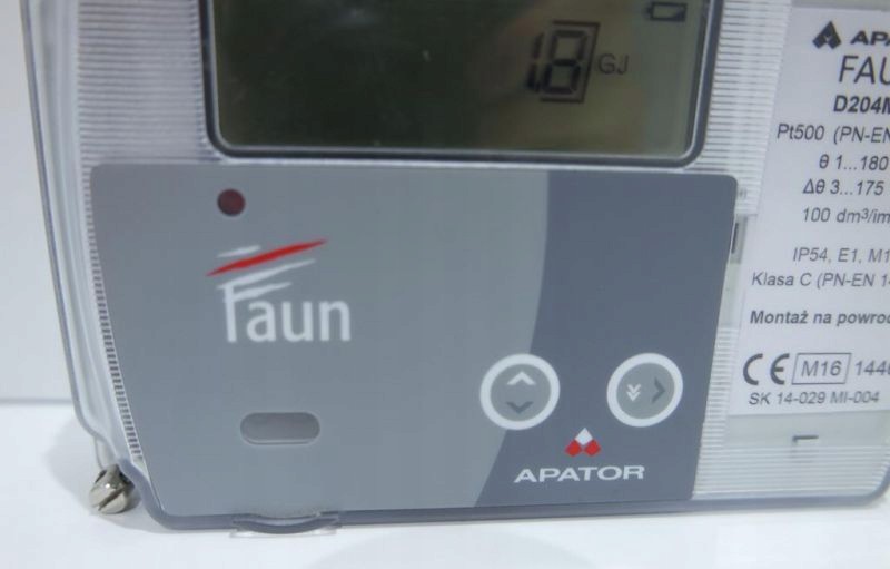 FAUN - PRZELICZNIK ELEKTRONICZNY DO CIEPŁOMIERZY - 7391938861 ...