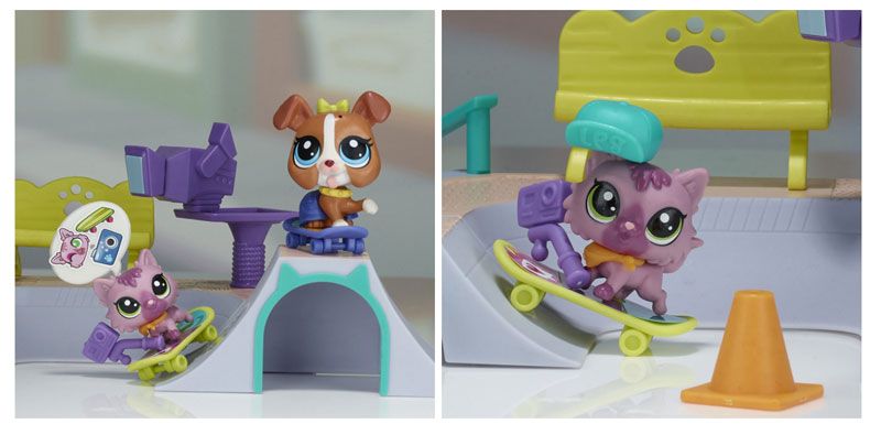 LPS Littles Pet Shop plac zabaw Skate Park - 7214811981 - oficjalne ...