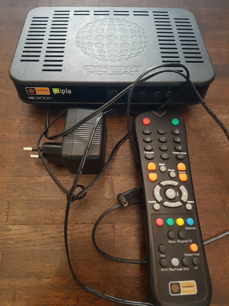 Dekoder HD3000 Cyfrowy Polsat + pilot - 7199991420 - oficjalne archiwum Allegro