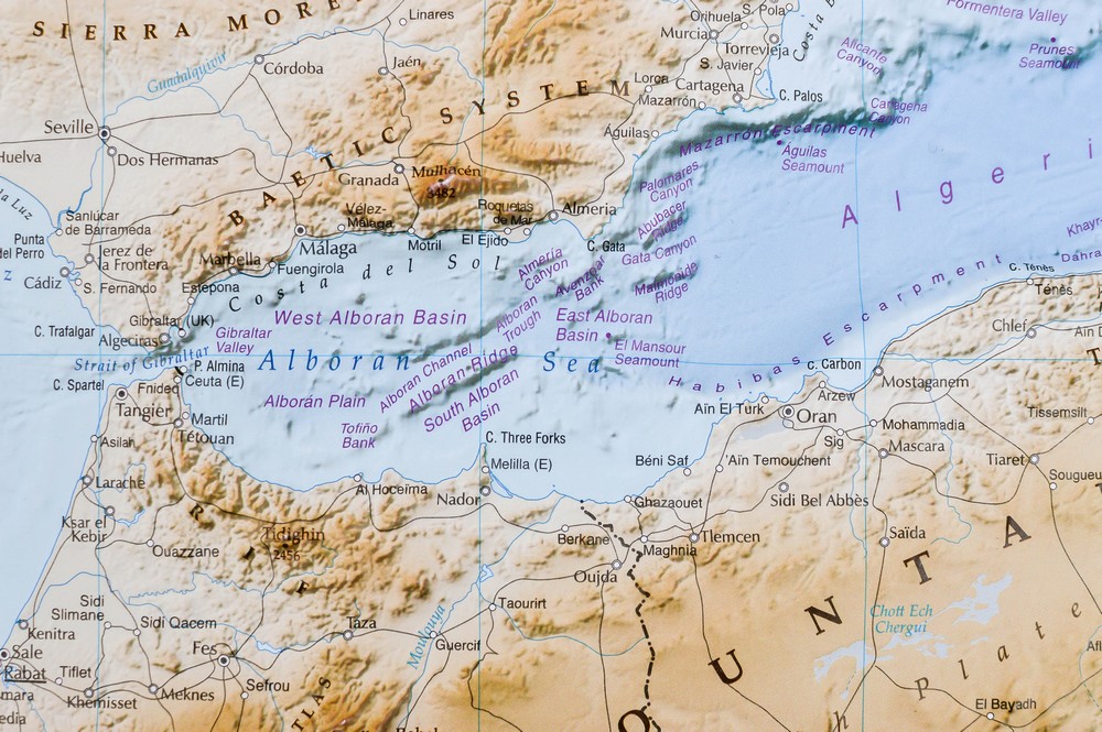 MORZE ŚRÓDZIEMNE 3D MAPA PLASTYCZNA TRÓJWYMIAROWA 7335727264 - Allegro.pl