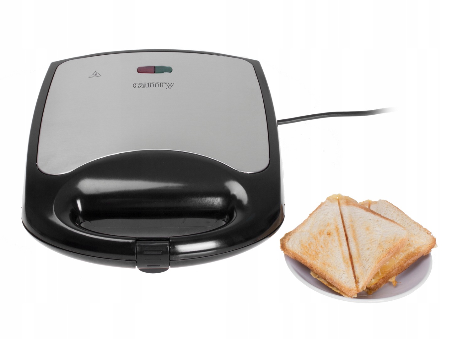 DUŻY XXL TOSTER OPIEKACZ 4 KANAPEK SANDWICH 1100W 7598552402 - Allegro.pl