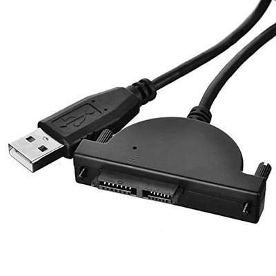 Kabel Adapter USB 2.0 Slimline Slim SATA 7 + 6 13 PIN Przejściówka + śruby - Sklep, Opinie, Cena ...