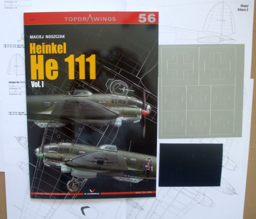 Heinkel He 111 Vol. I - Kagero Topdrawings (17446933518) | Książka Allegro